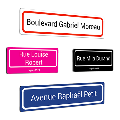 Commander une plaque de rue » au meilleur prix